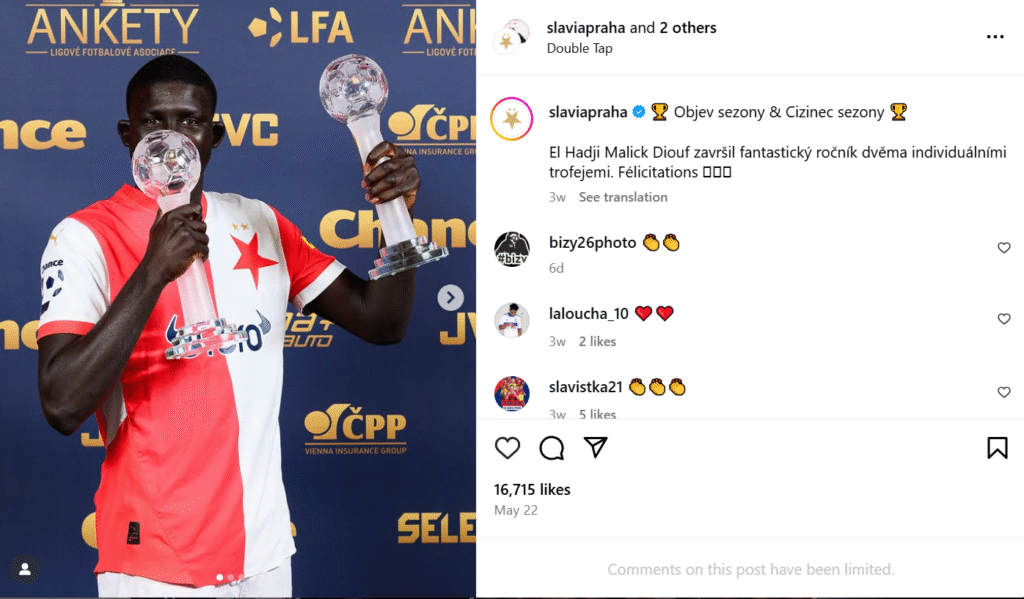 El Hadji Malick Diouf âge