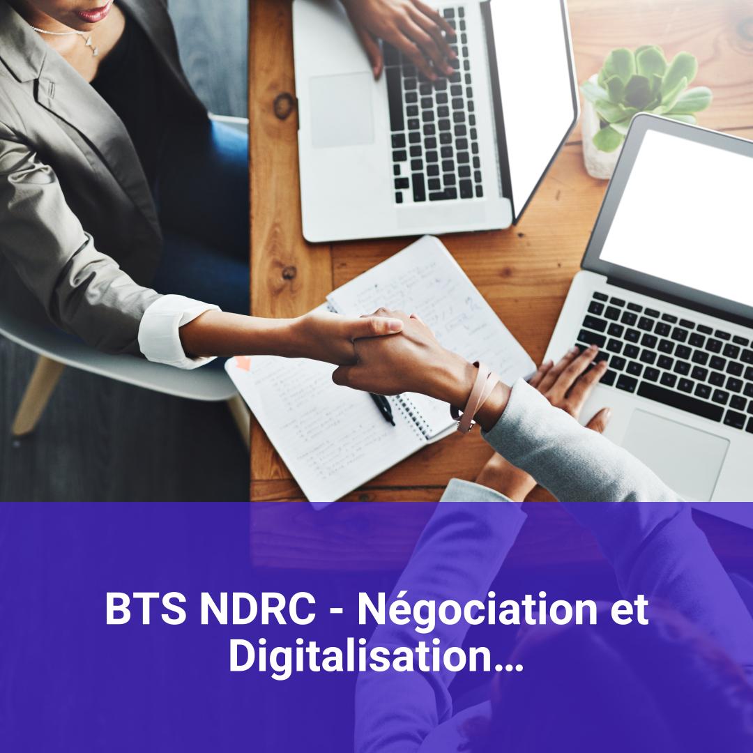 Bts Négociation Et Digitalisation De La Relation Client Programme