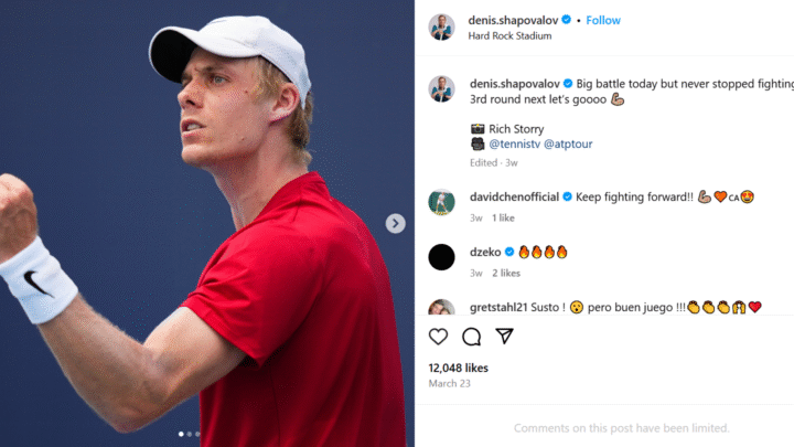 Denis Shapovalov Âge