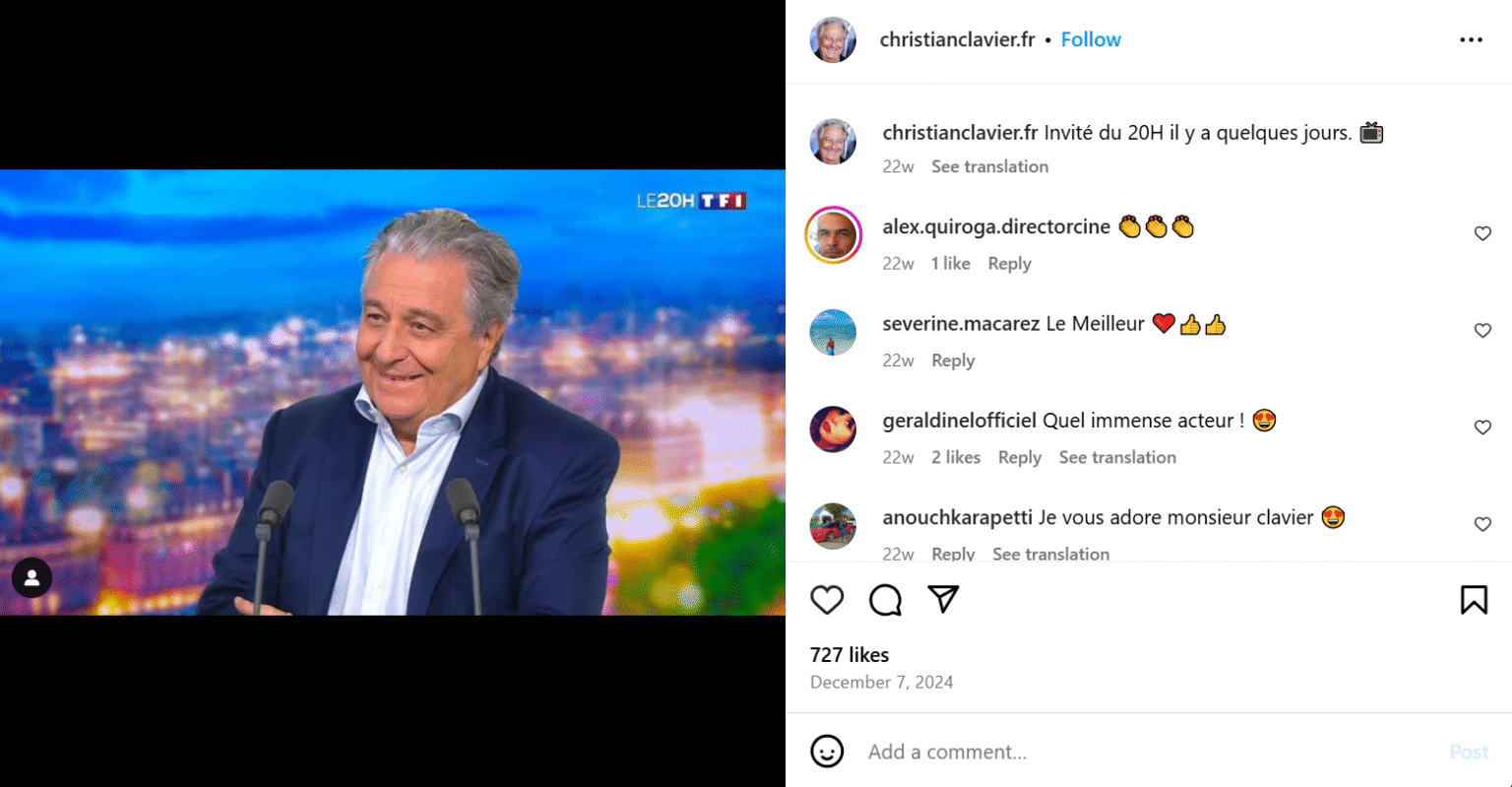 Christian Clavier Acteur