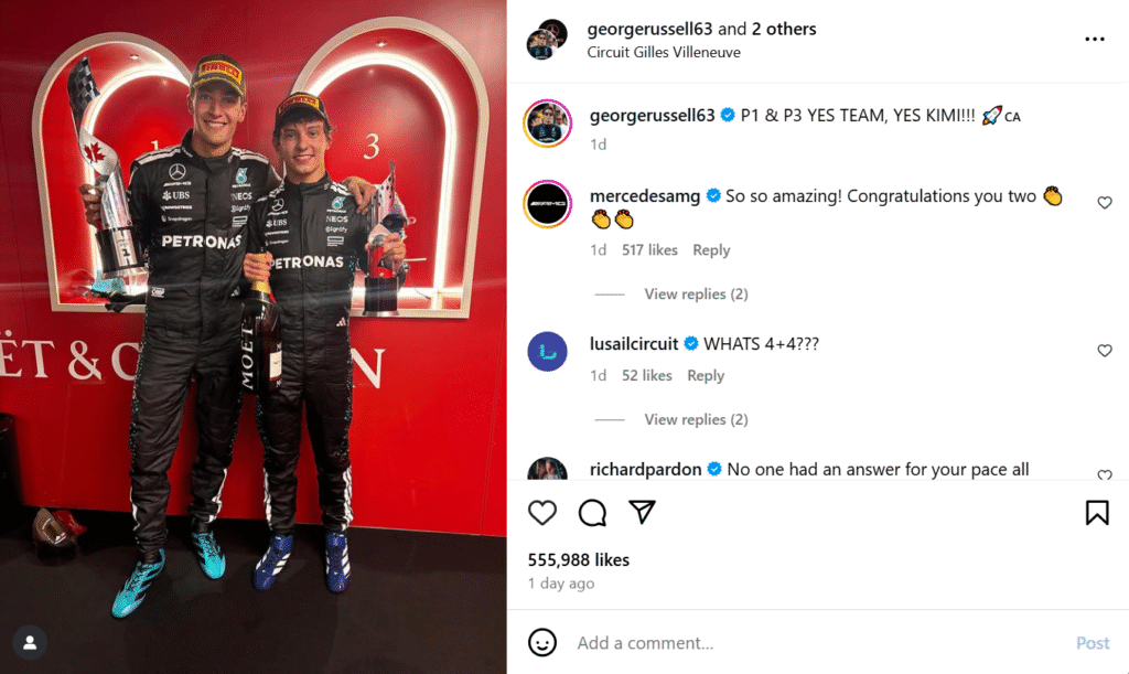 George Russell copine